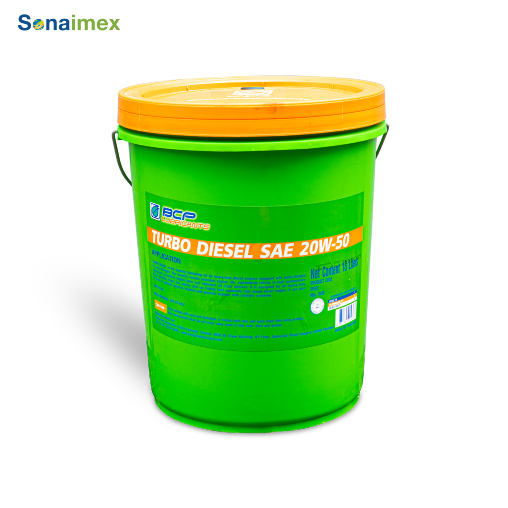 Nhớt động cơ dầu BCP Turbo Diesel CF4/SJ, 20W50 - 18L - Sonaimex
